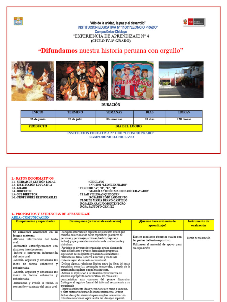 4 EdA | PDF | Evaluación | Aprendizaje