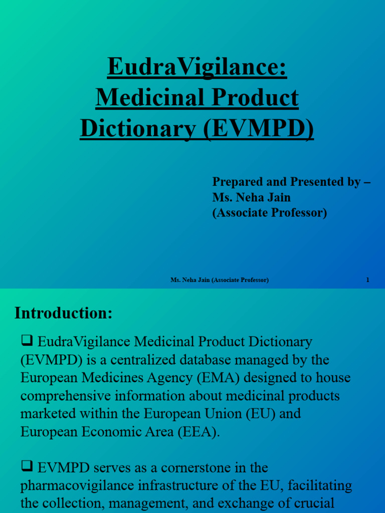 PCG Unit 2 Part 2 Eudra | PDF | Pharmacovigilance | Interoperability