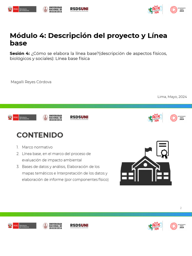 M4_Sesión 4_Línea base física | PDF | Clima | Terreno