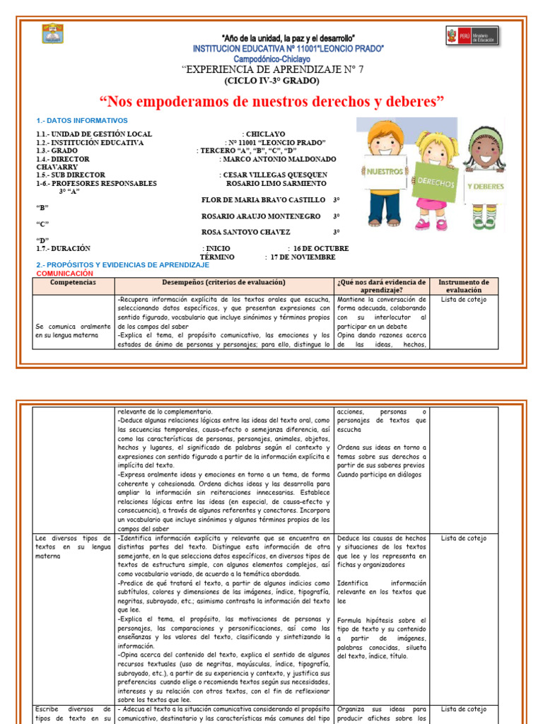 7 EdA | PDF | Evaluación | Aprendizaje
