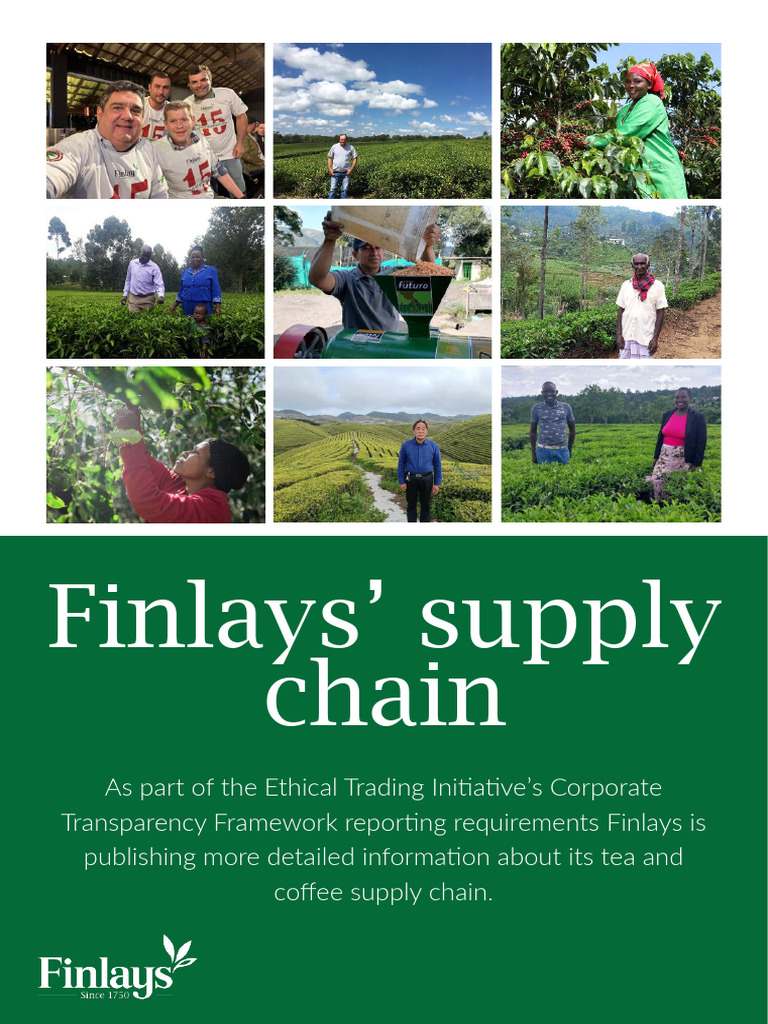 Finlays' Ethical Tea and Coffee Supply Chain | PDF | Supply Chain | Coffee