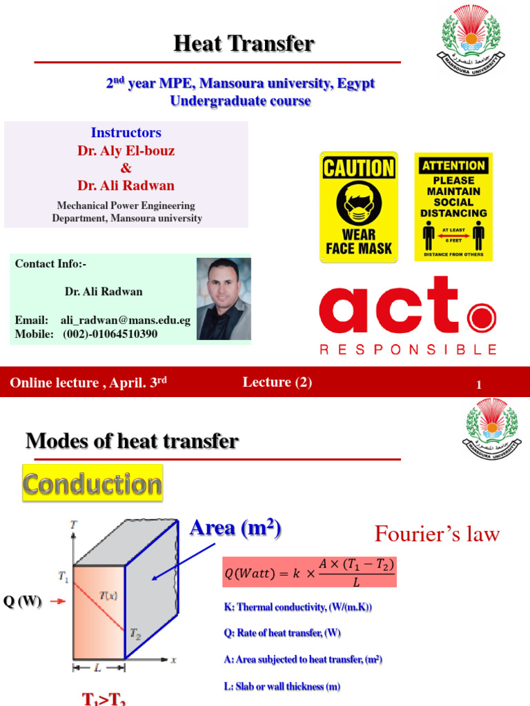 Lecture-2 - Heat Transfer | PDF | Heat Transfer | Heat
