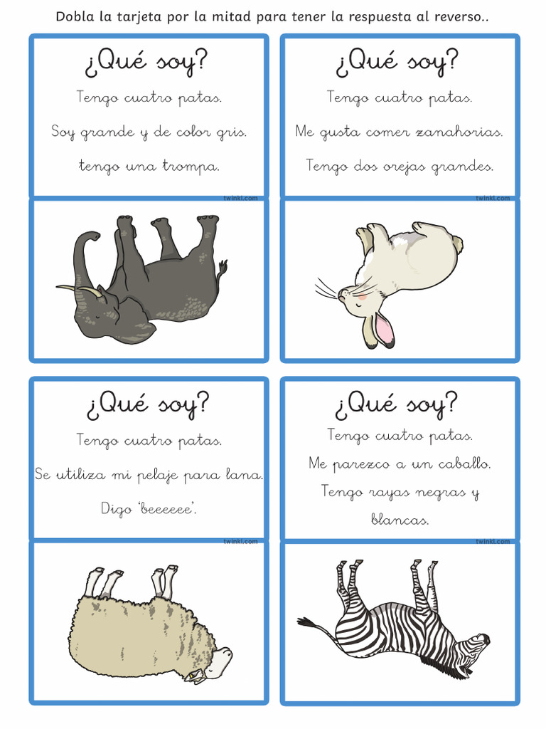 Adivinanzas de Animales | PDF