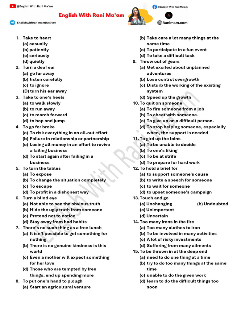 T Word With Ans | PDF