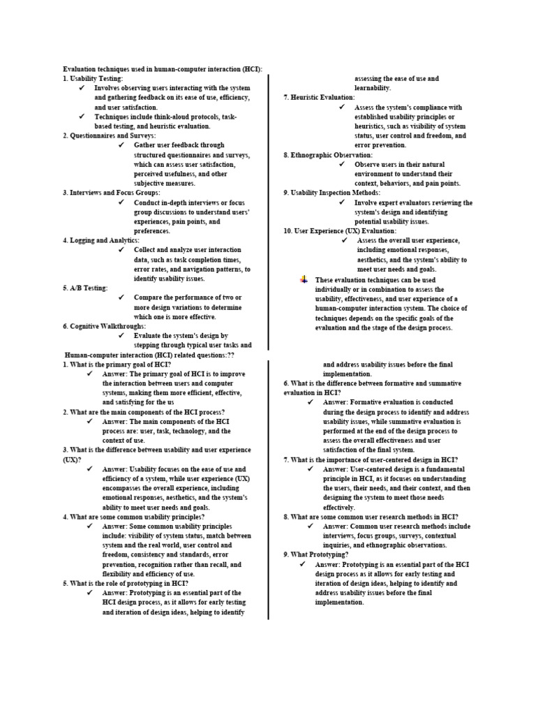 Hci Pdf Usability User Experience