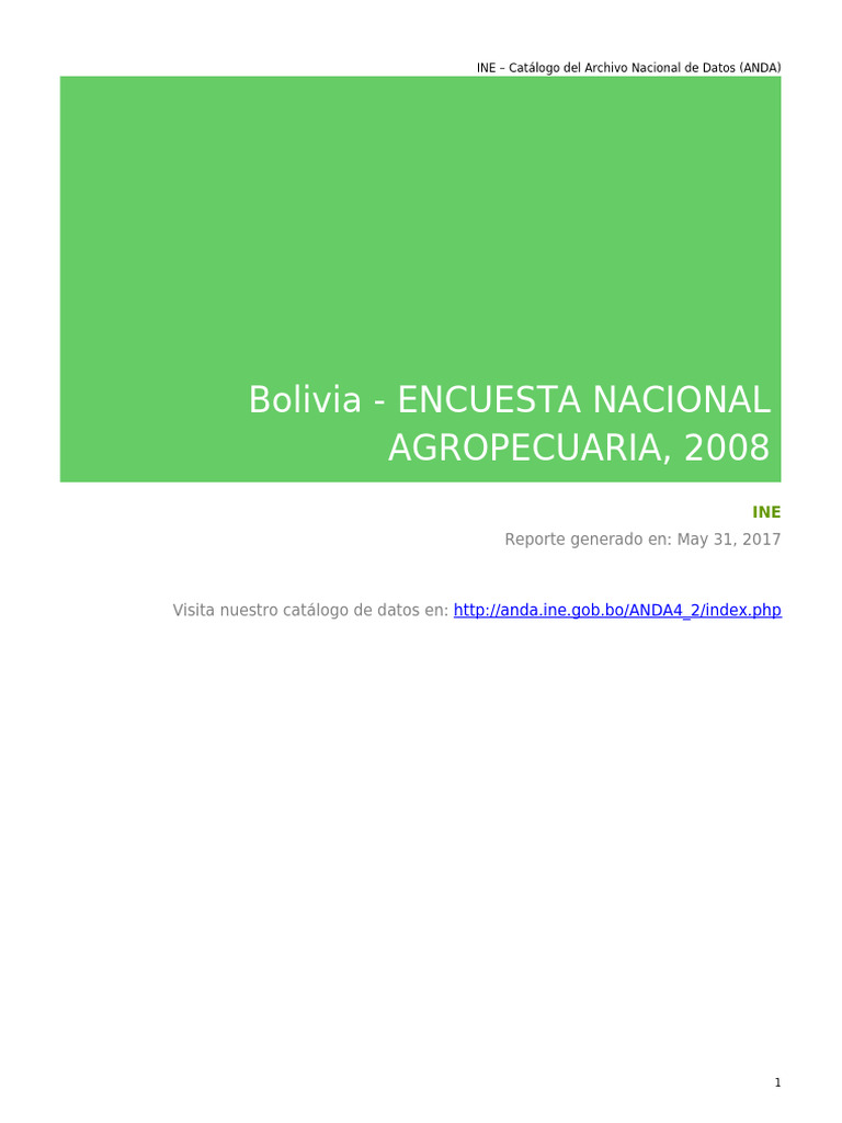 Ddi Documentation Spanish 145 | PDF | Agricultura | Muestreo (Estadísticas) Ddi Documentation Spanish 145 | PDF | Agricultura | Muestreo (Estadísticas)