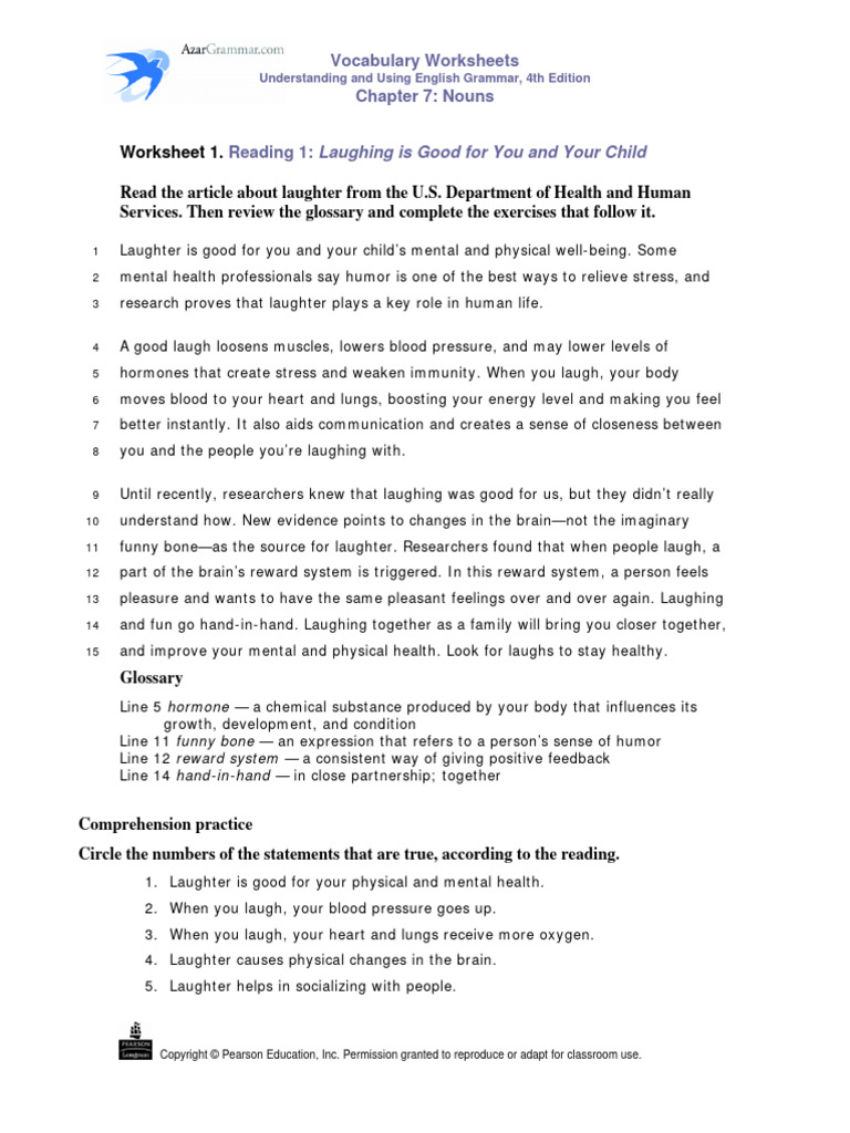 Chapter 7—Nouns | Download Free PDF | Laughter | Humour