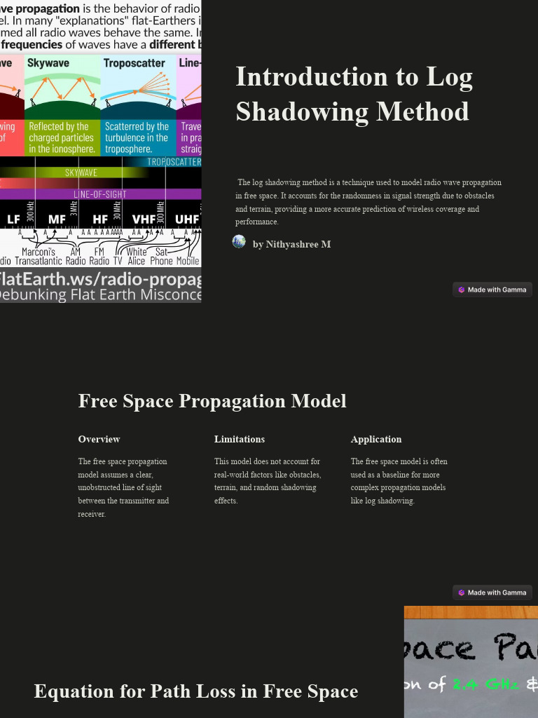 Introduction To Log Shadowing Method | PDF | Radio Propagation ...
