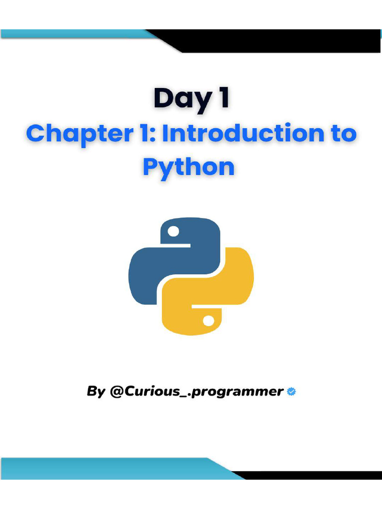 Introduction to Python | PDF