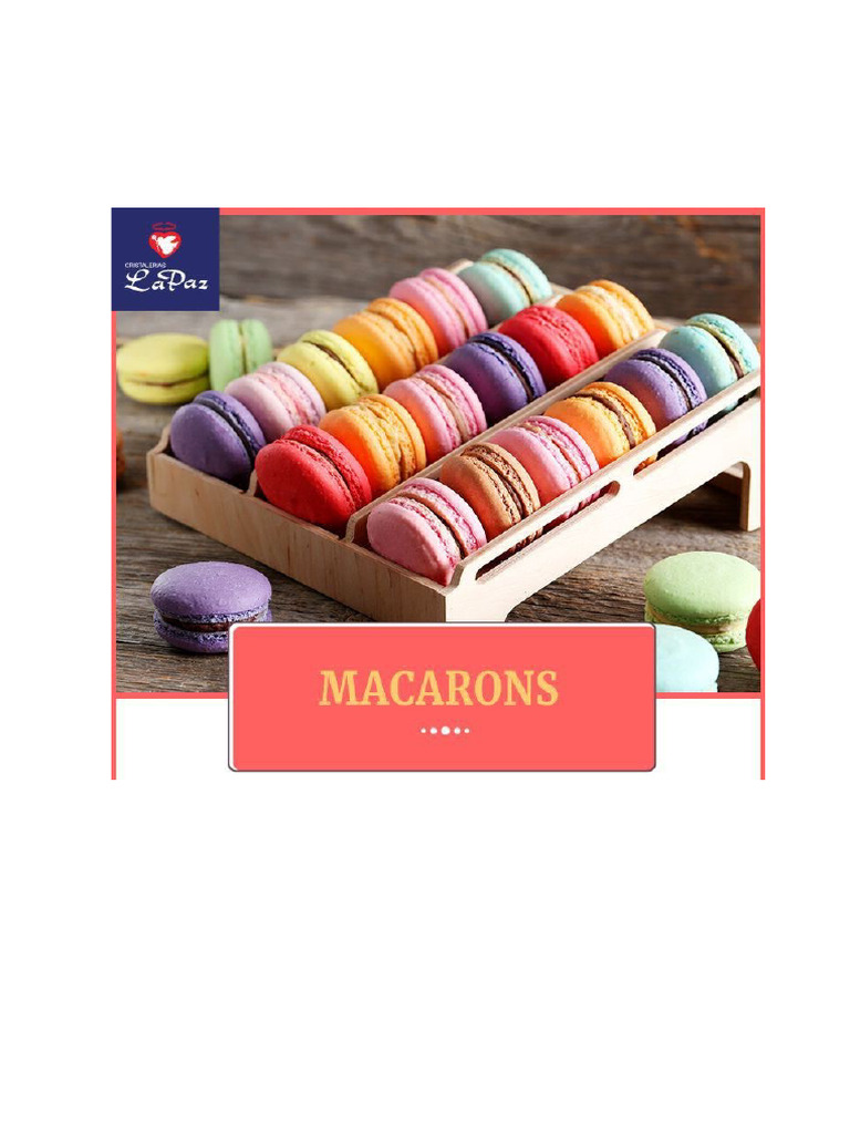 Receta - Postre - Macarons | PDF