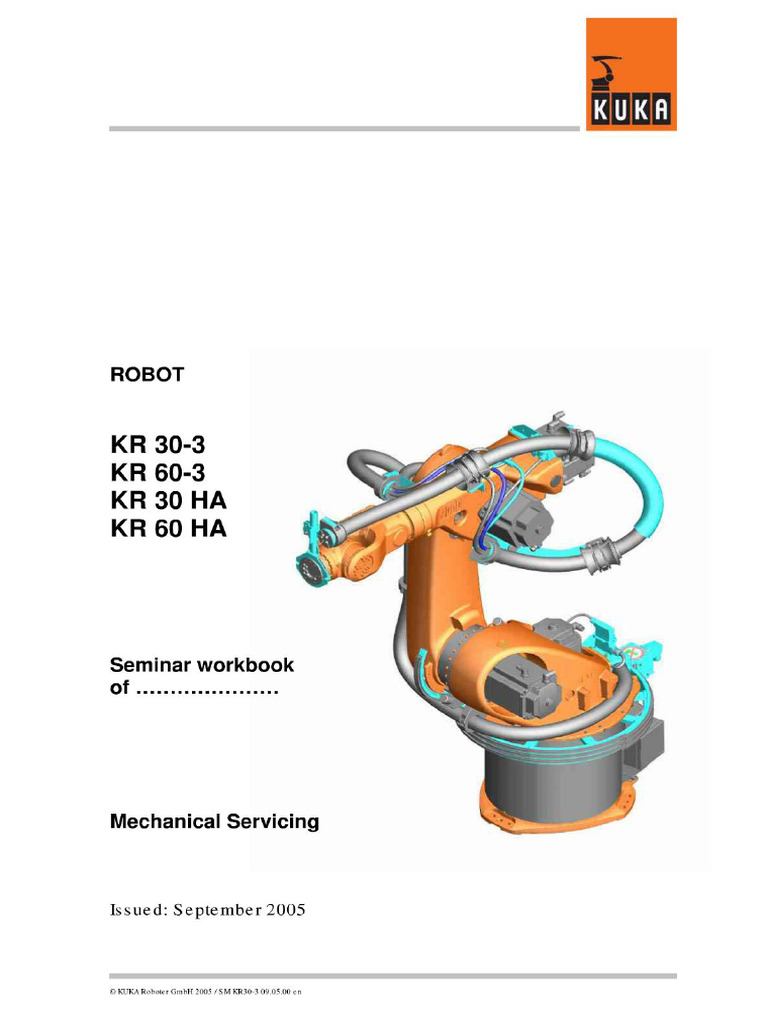 Kuka Robot各轴分解图以及保养 | PDF