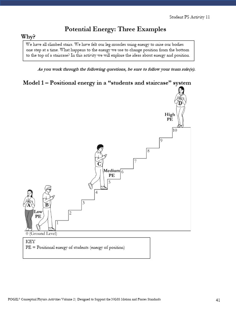 Types of Potential Energy - Student | PDF | Potential Energy | Stairs