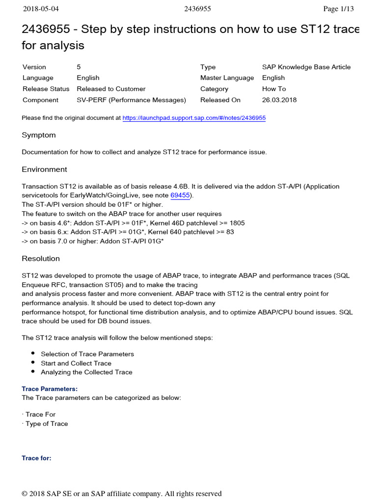 ST12 Performance 2436955 - E - 20180504 | PDF | Computing | Computer Programming