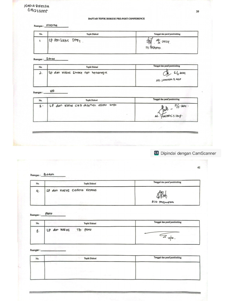 Paraf LP Dan LK | PDF