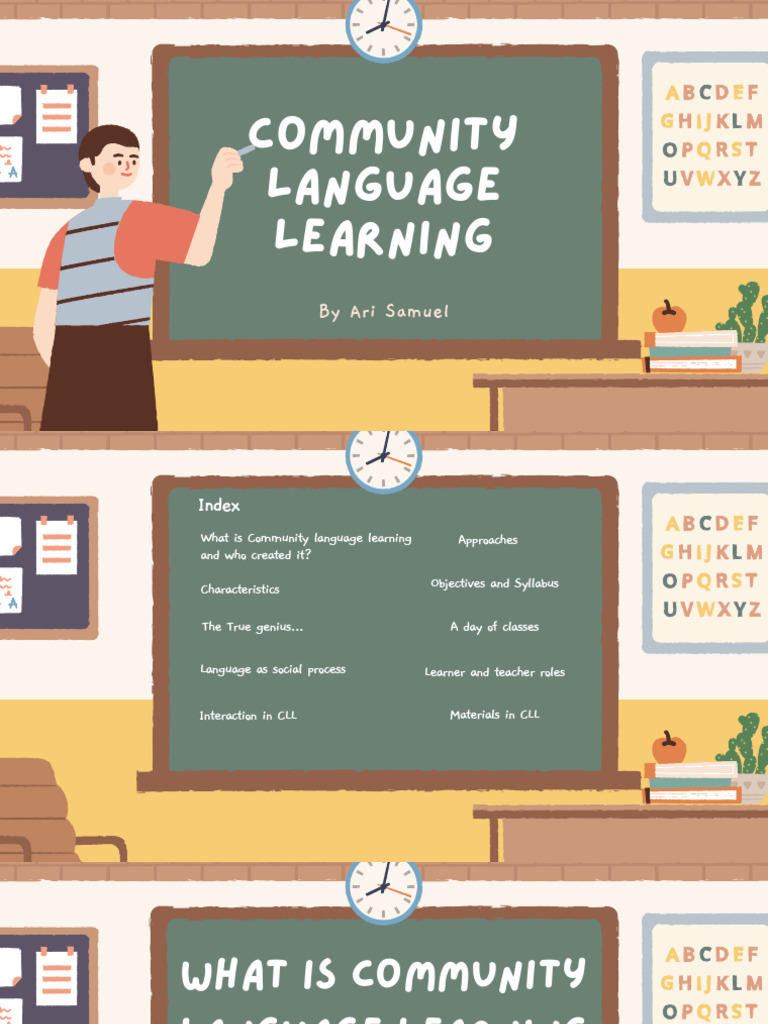 Community Language Learning | PDF | Learning | Psychotherapy Community Language Learning | PDF | Learning | Psychotherapy