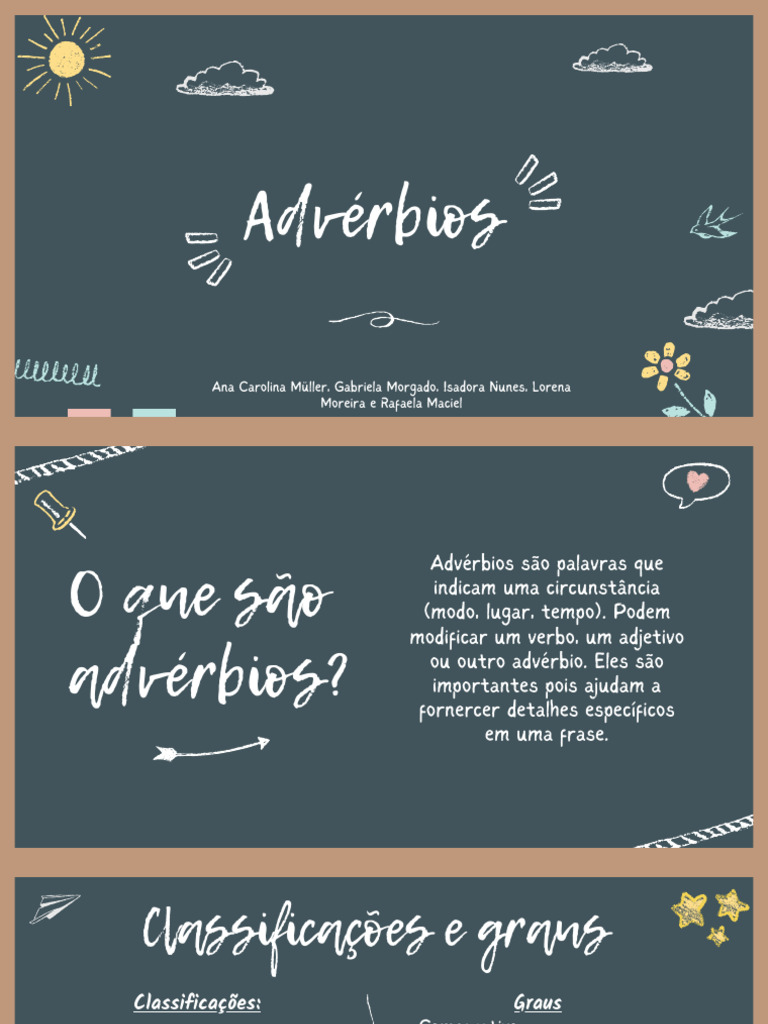 Advérbios 20231025 171041 0000 | PDF | Advérbio | Linguística