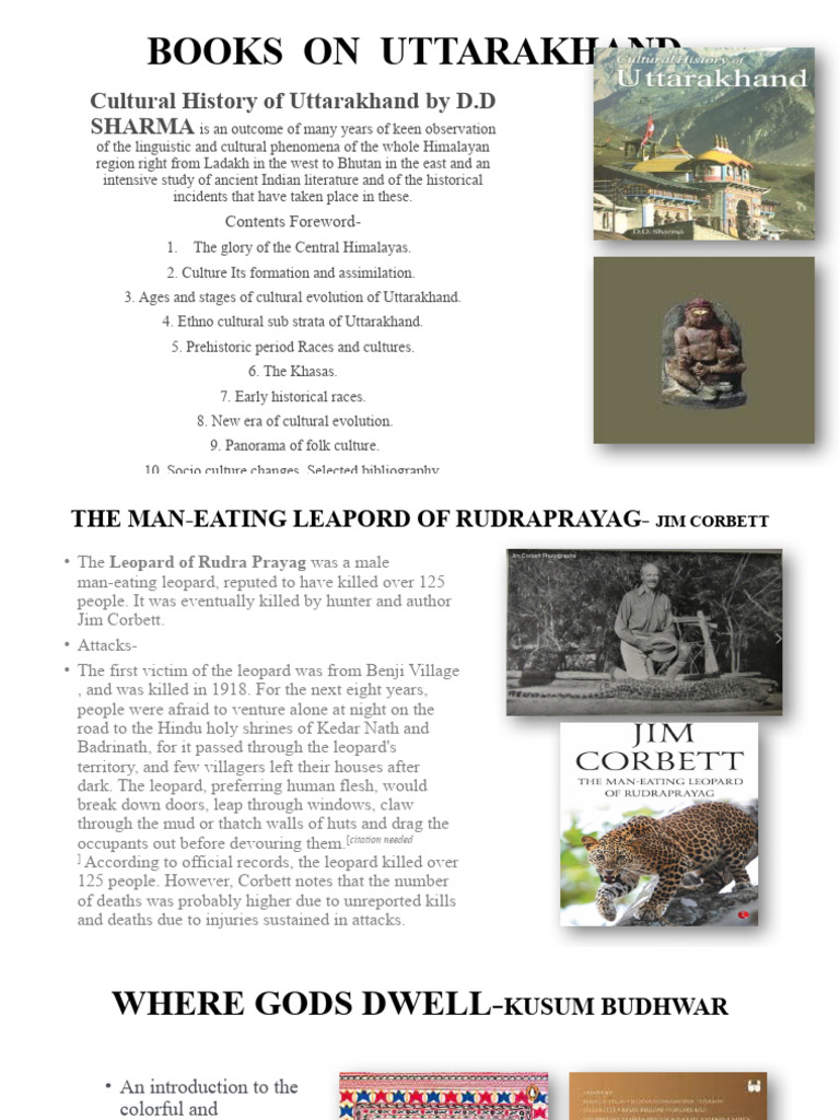 Books On Uttarakhand | PDF