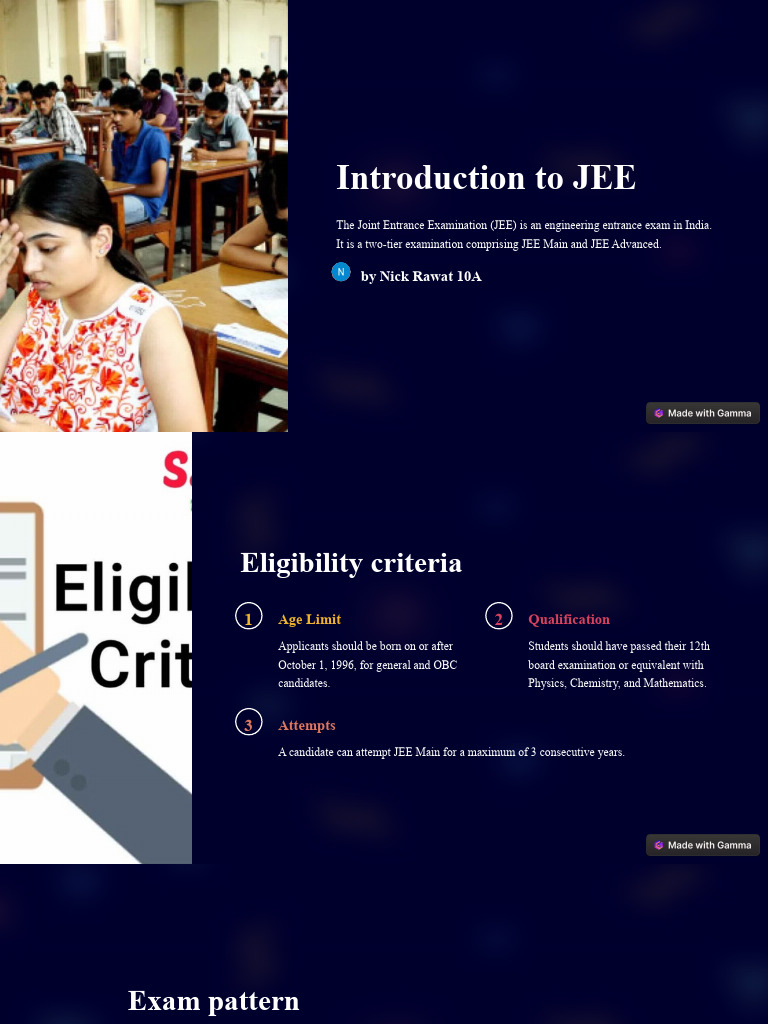 Introduction To JEE | PDF | Vocational Education | Educational Stages