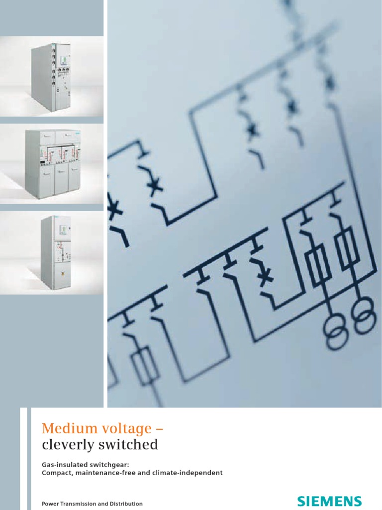 Siemens MV Gas Insulated Switch Gear | PDF | Electrical Components ...