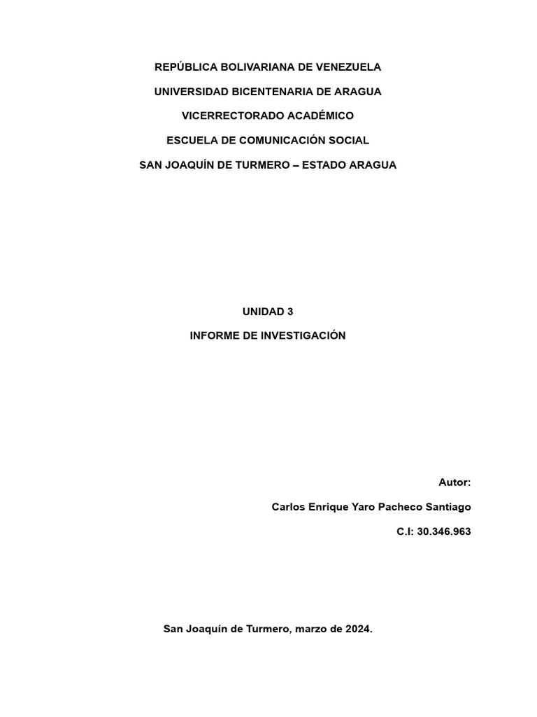 PRACTICAS PROFESIONALES RAI - Yaro Pacheco (Unidad 3) | PDF | Diseño ...