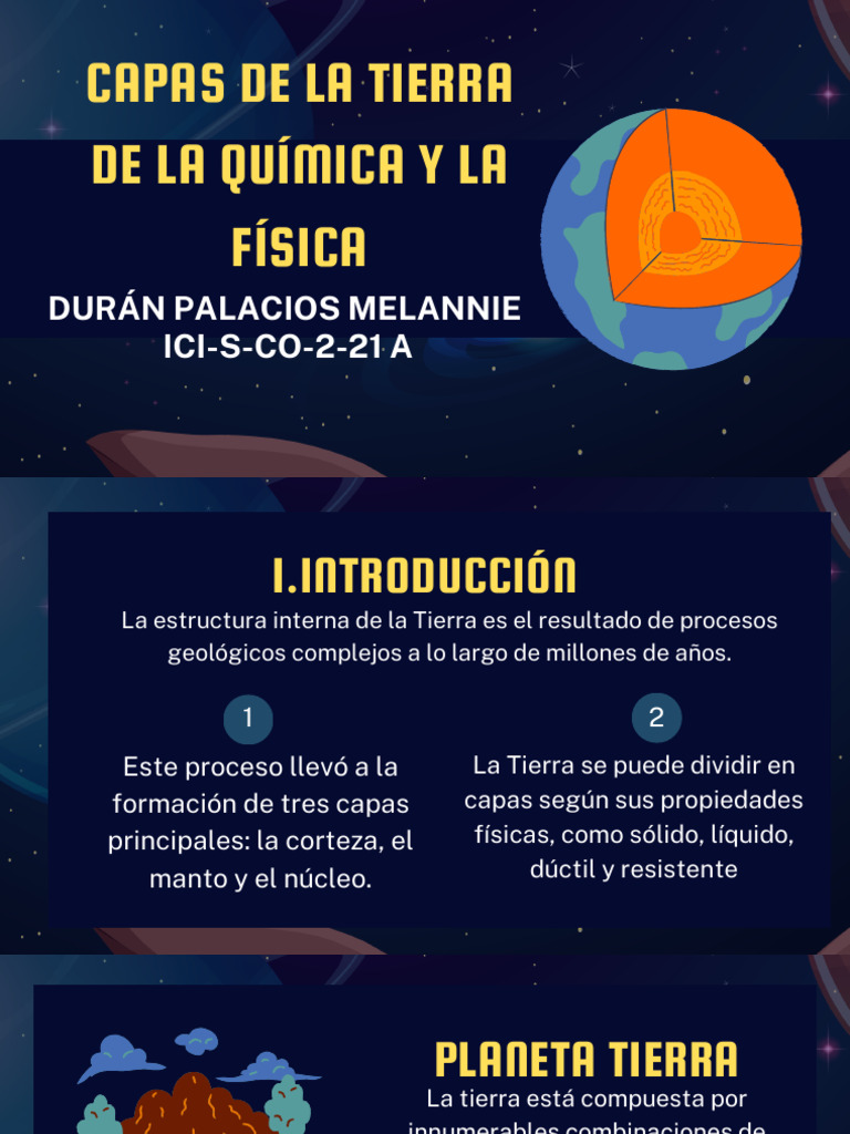 Capas de La Tierra | PDF | Corteza (Geología) | Tierra