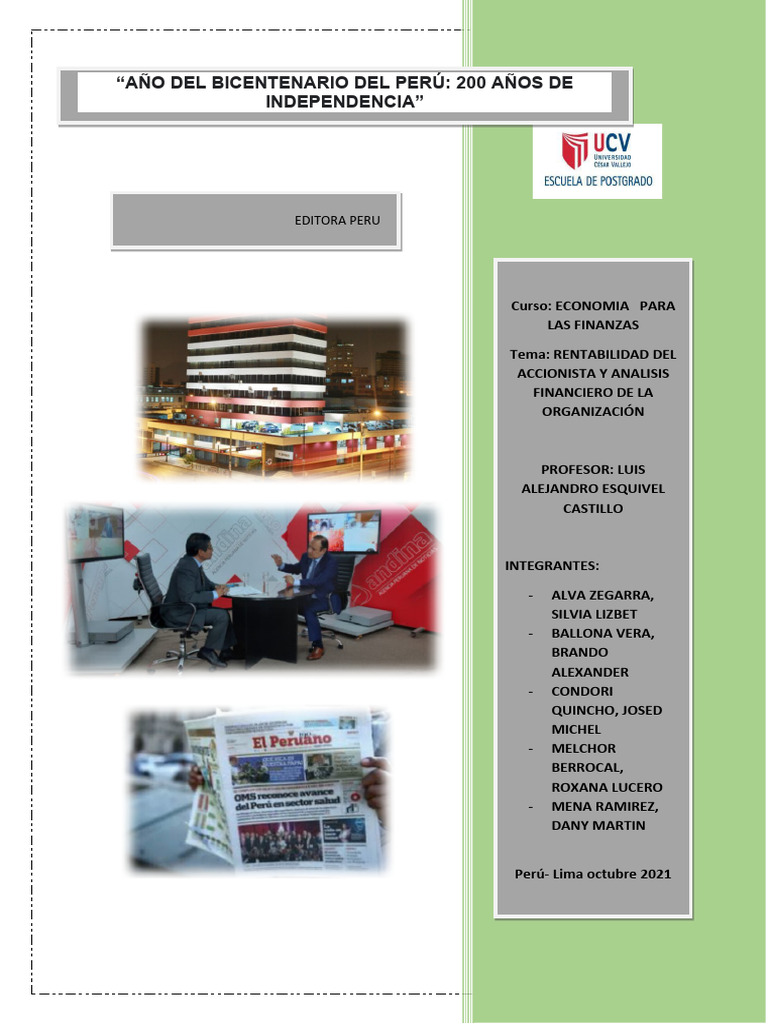 Editora Peru | PDF | Perú | Medios de comunicación)