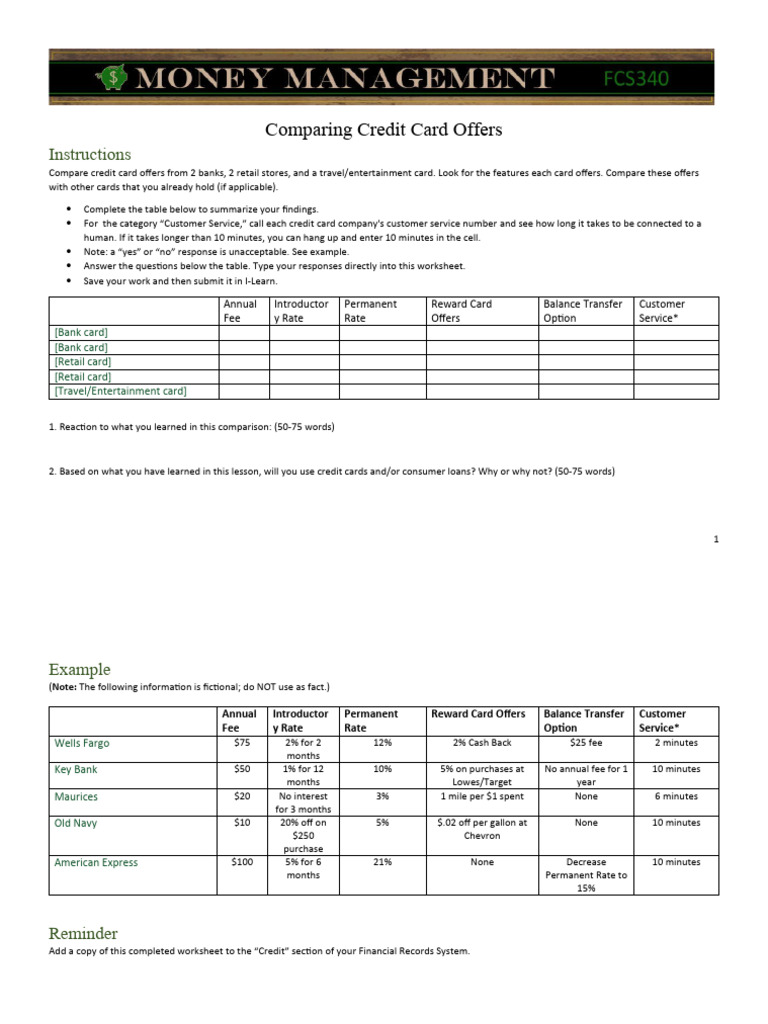 Credit Card Offers Comparison Guide | PDF | Credit Card | Banks
