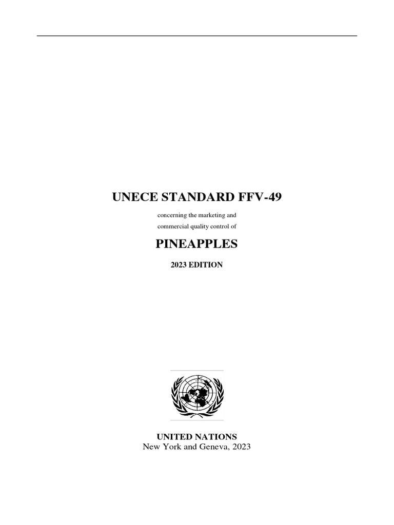 FFV-49 Pineapples 2023 e | PDF | Pineapple