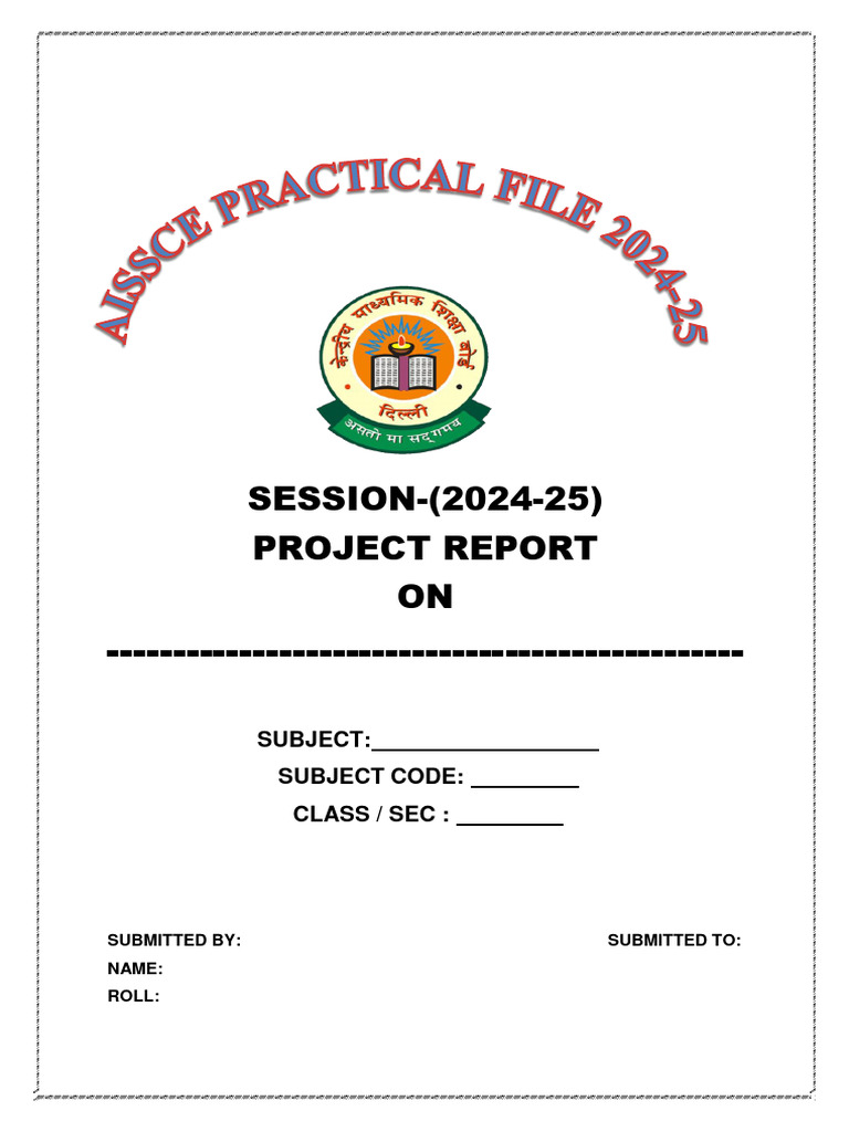Class 12 Practical File | PDF Class 12 Practical File | PDF