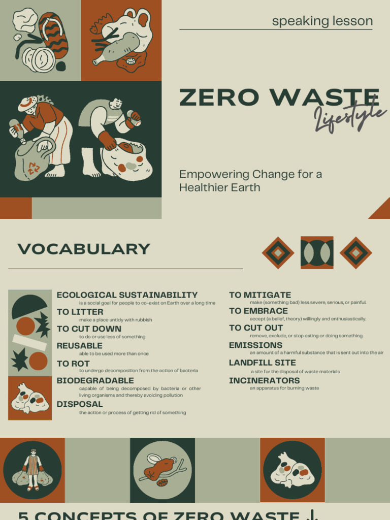 Zero Waste Lifestyle/speaking Club Presentations | PDF | Waste | Waste ...