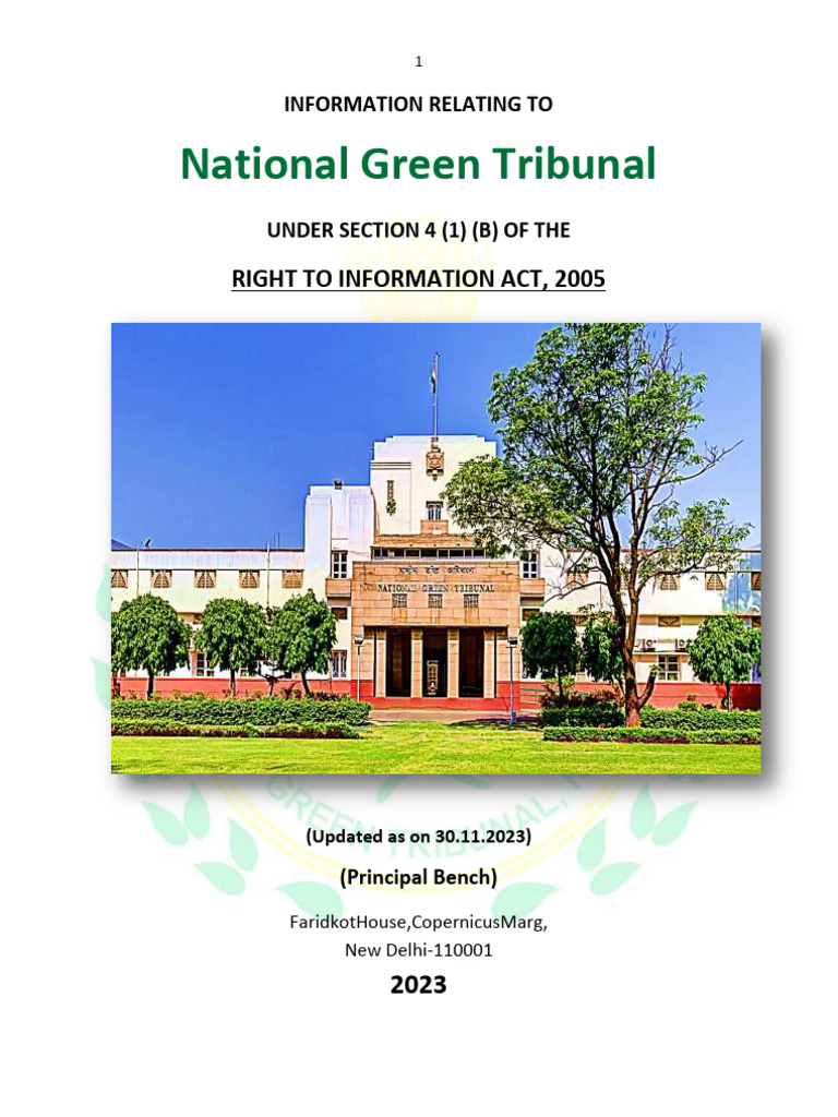 RTI MANUAL Upto 30.11.2023 | PDF | Judiciaries | Separation Of Powers