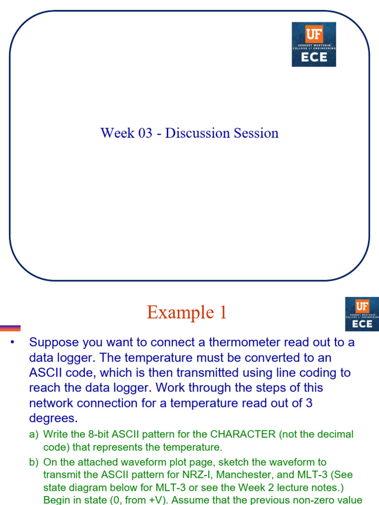 Week 03 - Problem Session | PDF | Computer Networking | Telecommunications Engineering