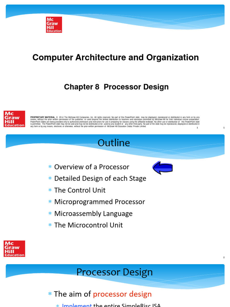 Chapter_08_Processor_Design | PDF | Central Processing Unit | Computer Science