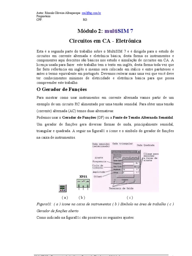 MultiSIM 7 Modulo 2 | PDF