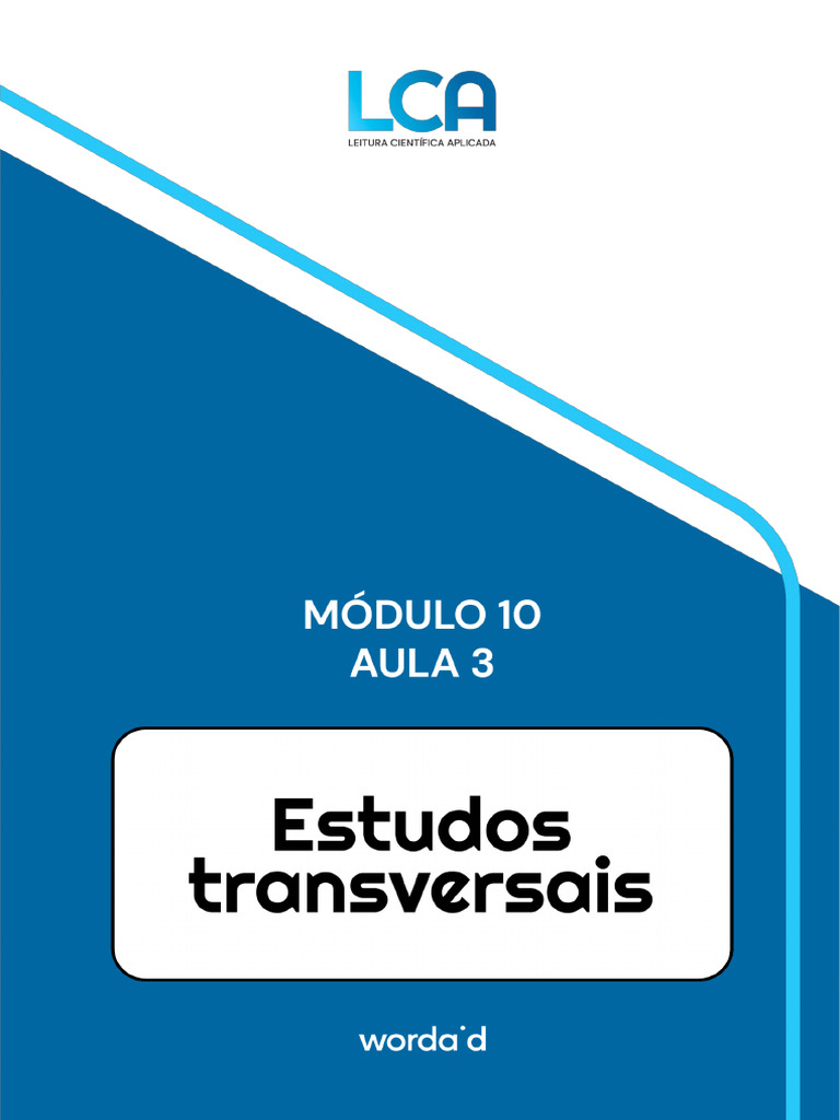 Estudos Transversais: Definição e Aplicações | PDF | Miopia | Fator de ...