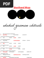 Pitman English Shorthand D.Com Part I&II Sample Paper | PDF | Shorthand ...