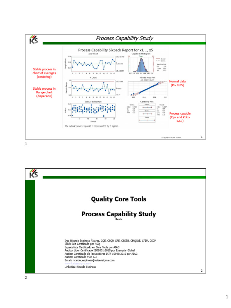 Process capability | PDF | Calibration