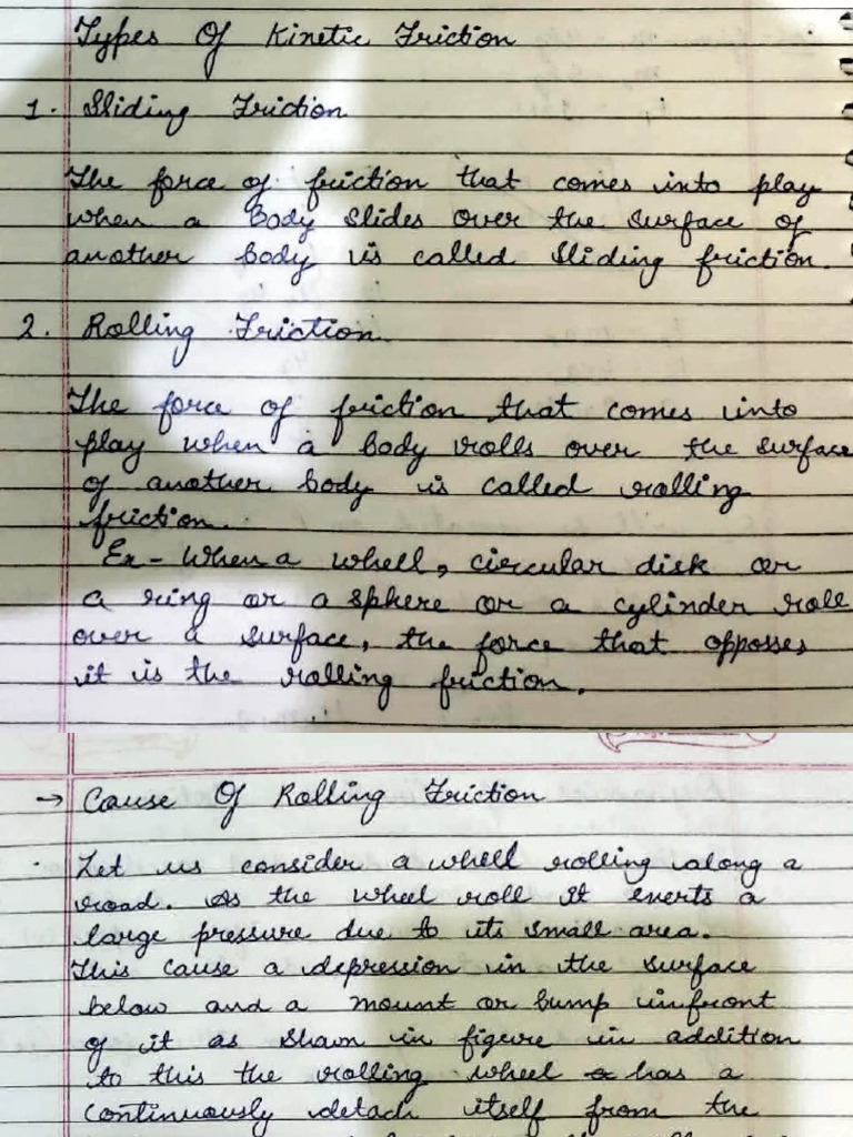 Types of Friction | PDF