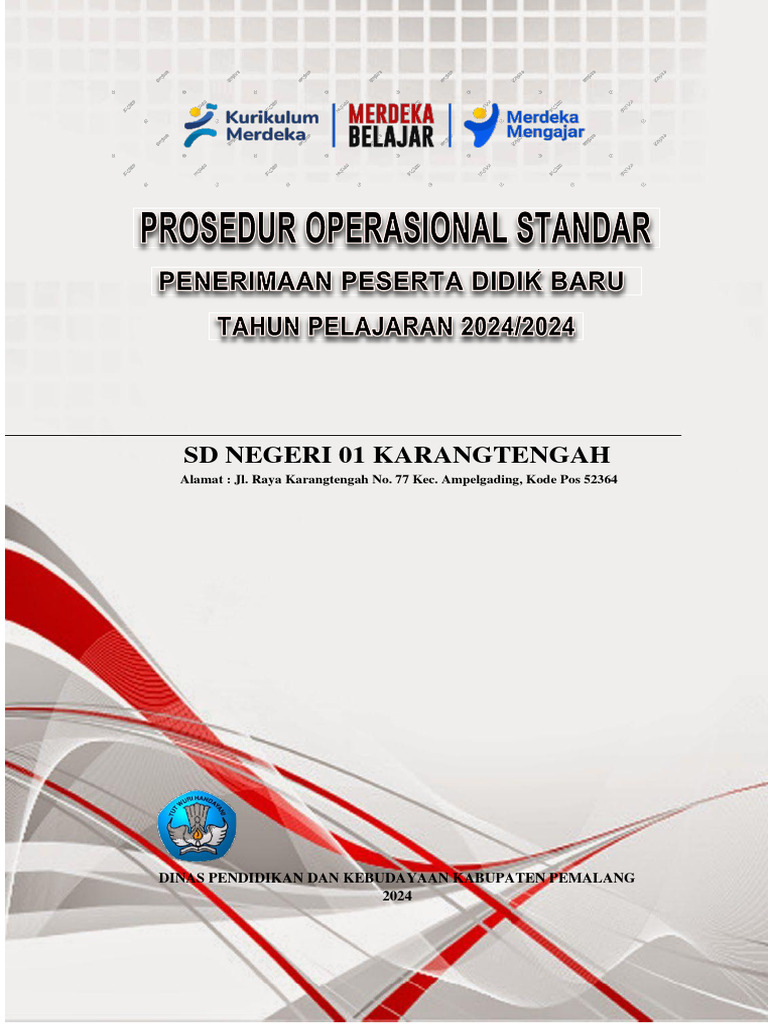 POS PPDB SDN 01 Karangtengah - 2024 | PDF