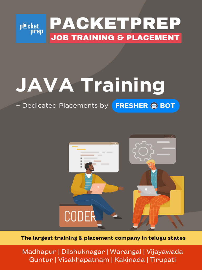 JAVA Training - Brochure 2024 | PDF | Web Application | Java (Programming Language)