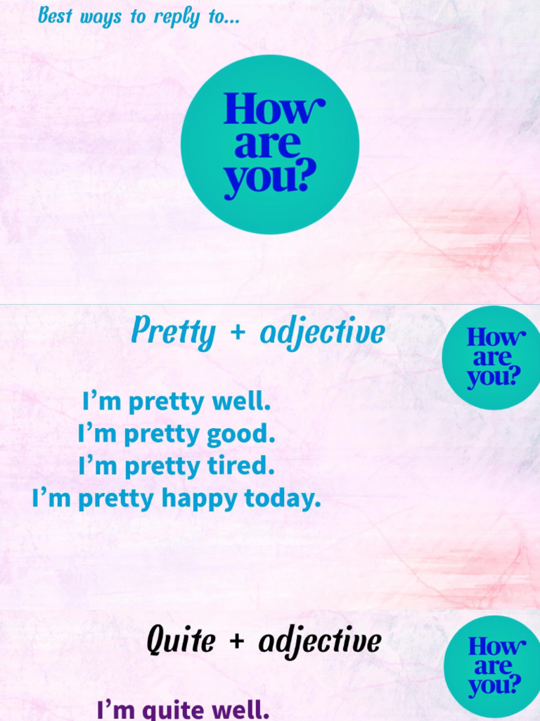 A2 - How Are You | PDF