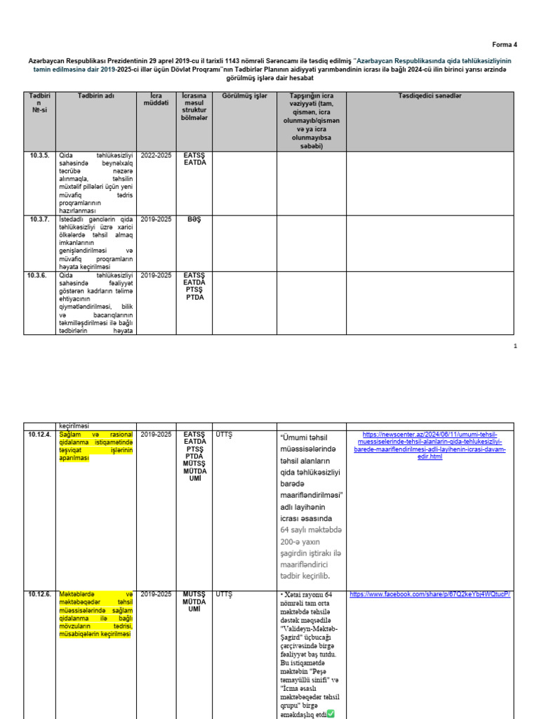 Forma 4-Qida Təhlükəsizliyi | PDF