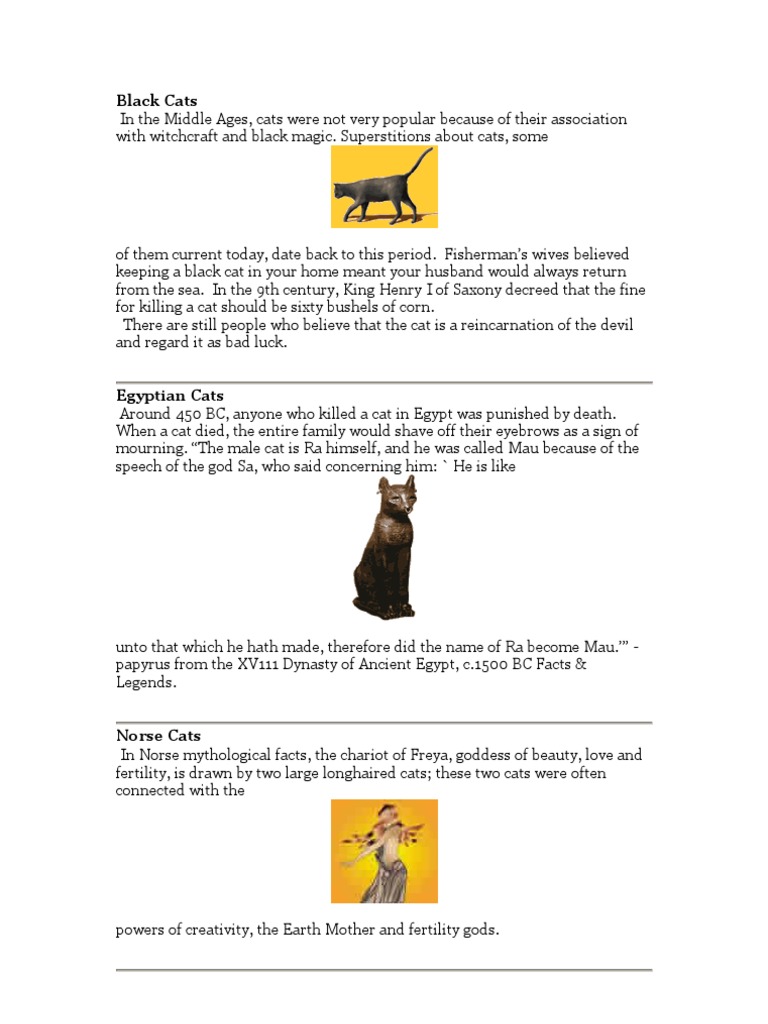 Cat Legends | PDF | Cats | Nature