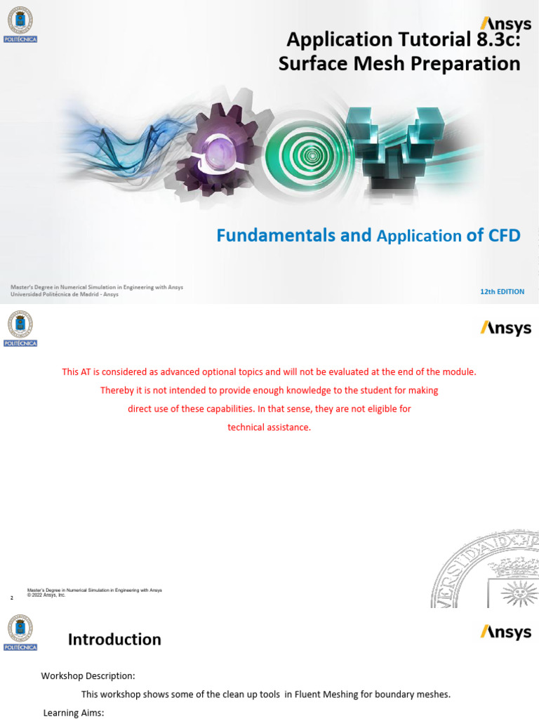 AT08.3c - Surface Mesh Preparation | PDF | Simulation | Icon (Computing)