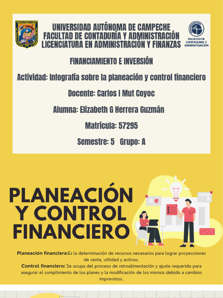 Tarea Infografía Planeación y Control Financiero | PDF | Apalancamiento (Finanzas) | Business