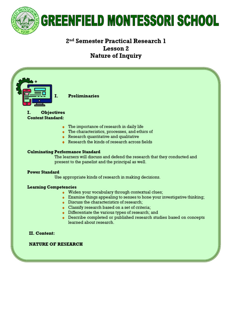 PR1 Lesson 2 | PDF | Data | Knowledge
