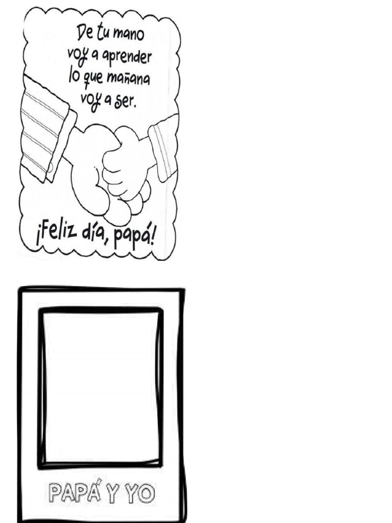 Tarjeta Dia Del Padre | PDF