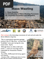 Understanding Mass Wasting Processes | PDF | Landslide | Erosion
