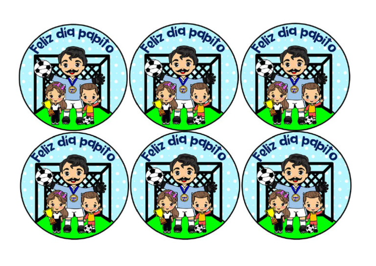 Toppers Feliz Dia Papito | PDF