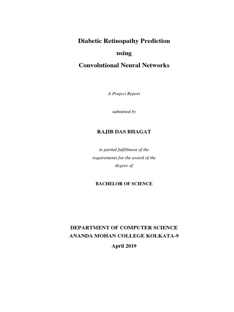Thesis Format 2 | PDF | Sensitivity And Specificity | Machine Learning